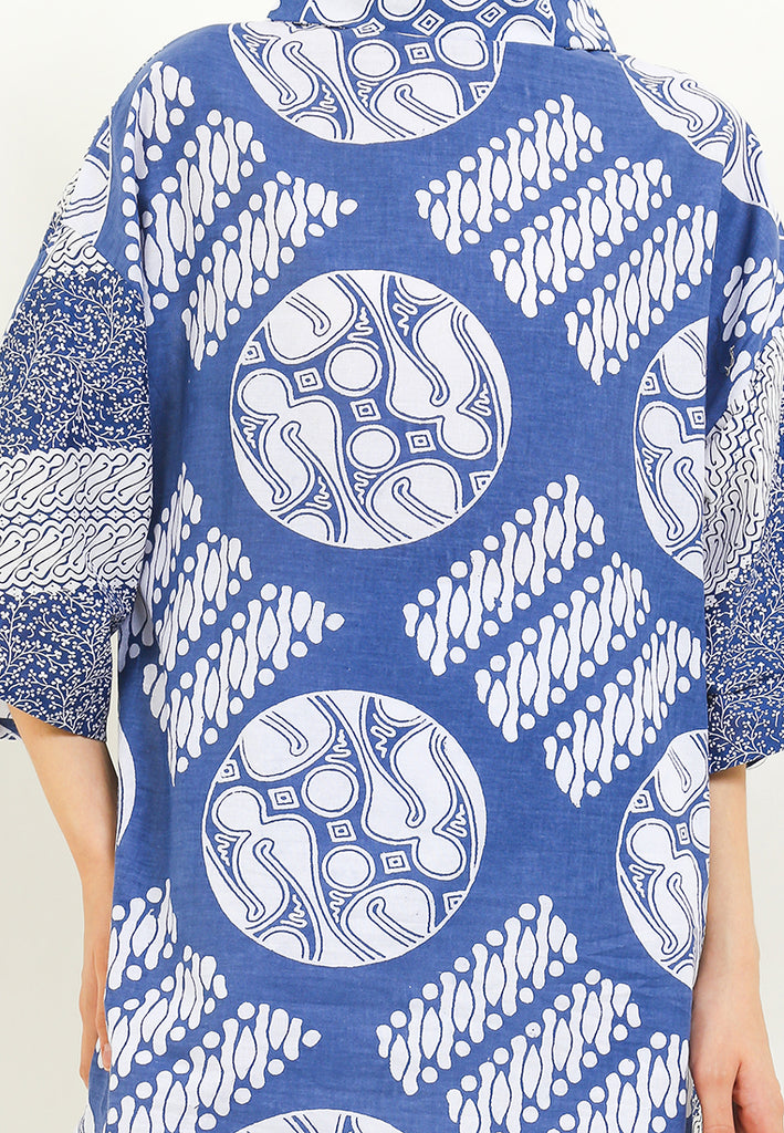 Blouse Tunic Tahari Full-Cut&Sew – Batik First